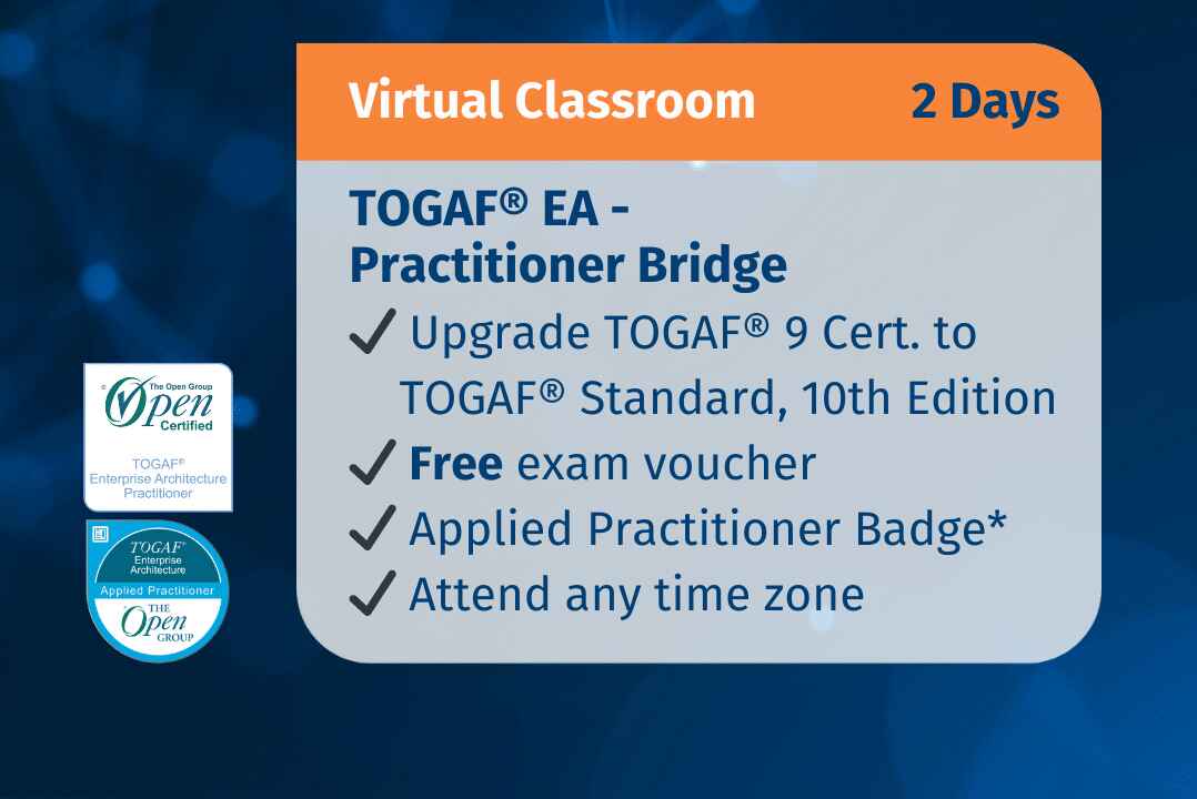 TOGAF® EA - Practitioner Bridge – Virtual Classroom - EA Learning