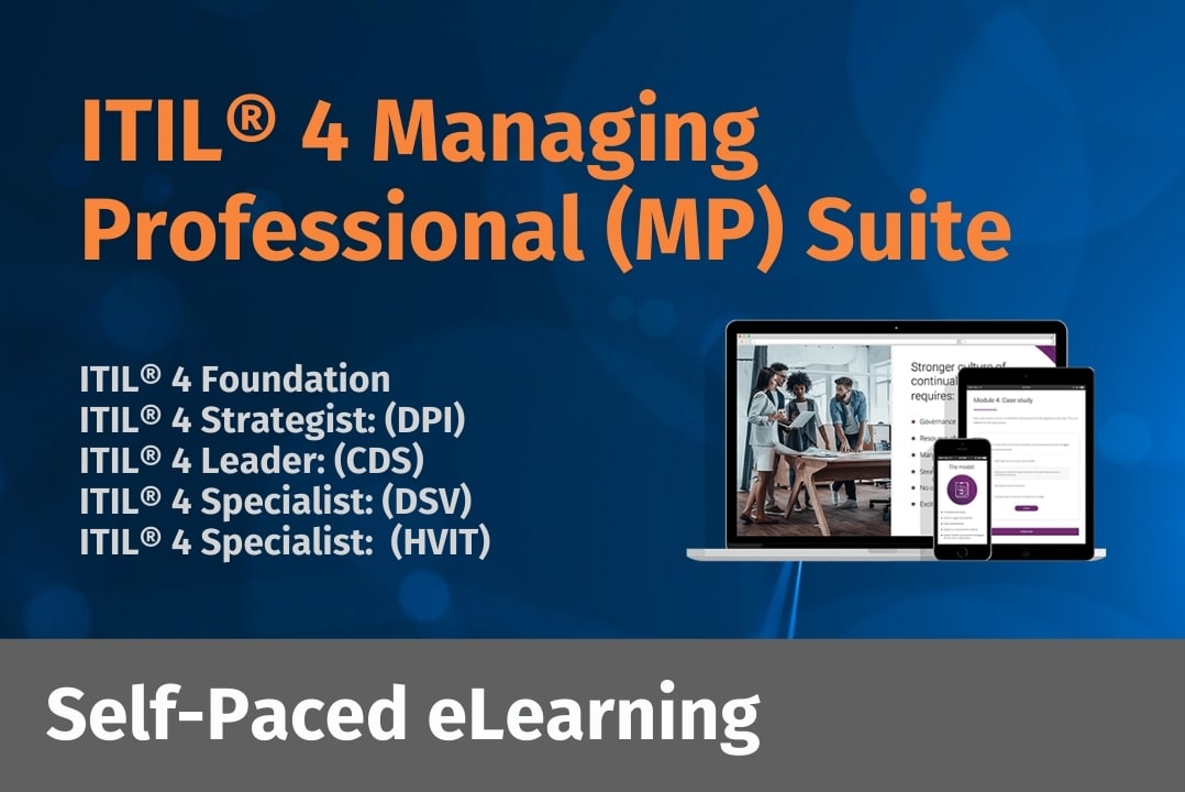 ITIL® 4 Managing Professional (MP) Suite - eLearning - EA Learning